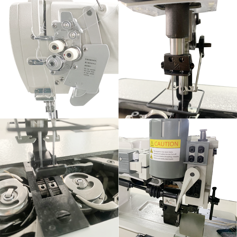 2-needle high speed needle feed lockstitch sewing machine - KINGMAX